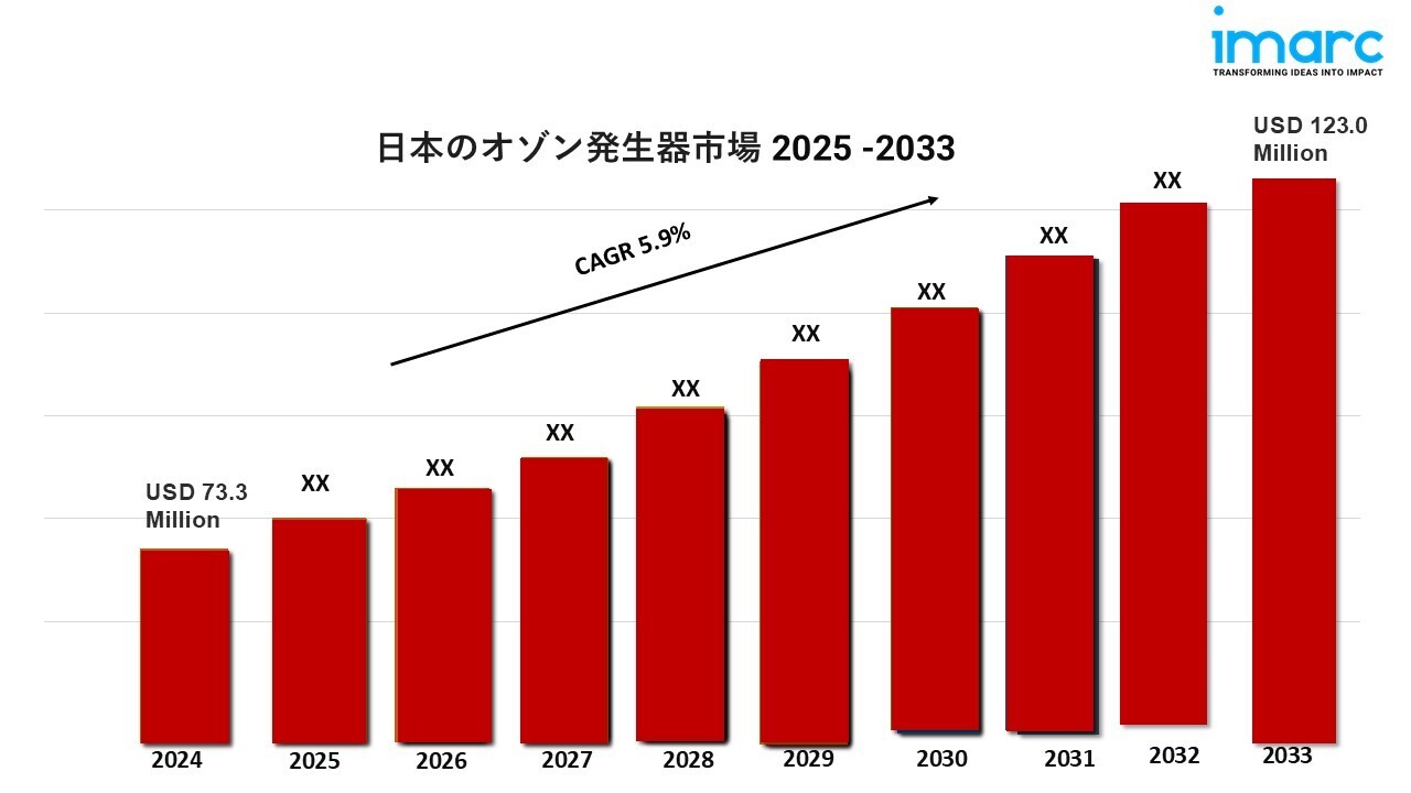 日本のオゾン発生器市場レポート2025 |2033年までの成長、動向、予測: marketresearchview